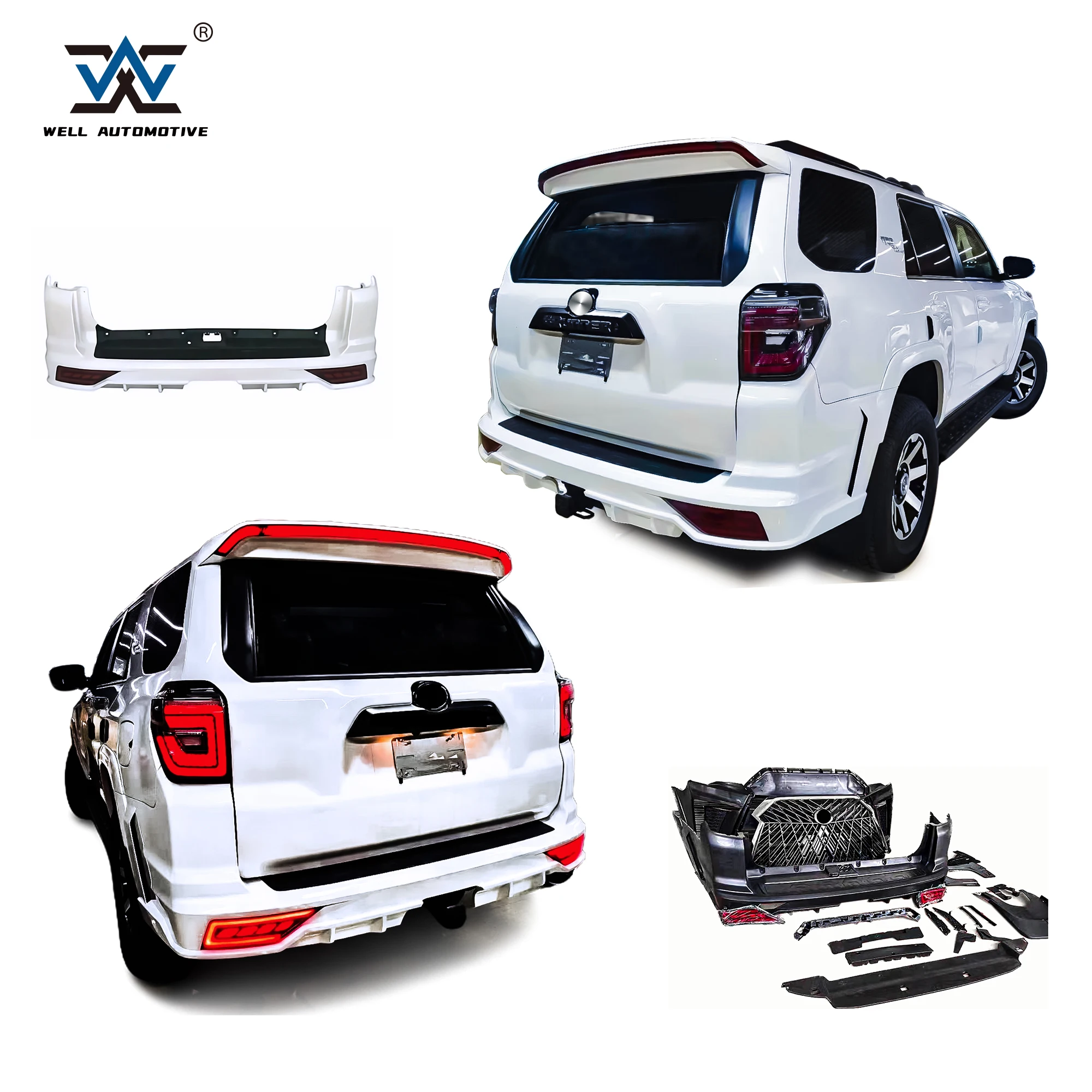 New Style Auto Body Parts Upgrade To Lx Body Kit Front Bumper Abs Grill ...