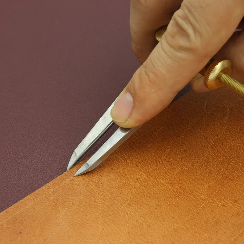 Adjustable Compasses Gauges DIY Handcraft Line Marking Gauge Leather ...