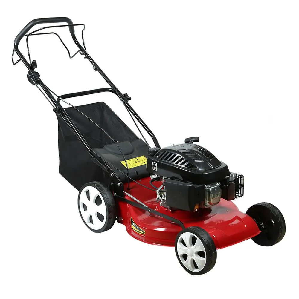 Oem 16 Inch Gasoline Large Lawn Mower Cordless Red 4 Wheeled Hand ...