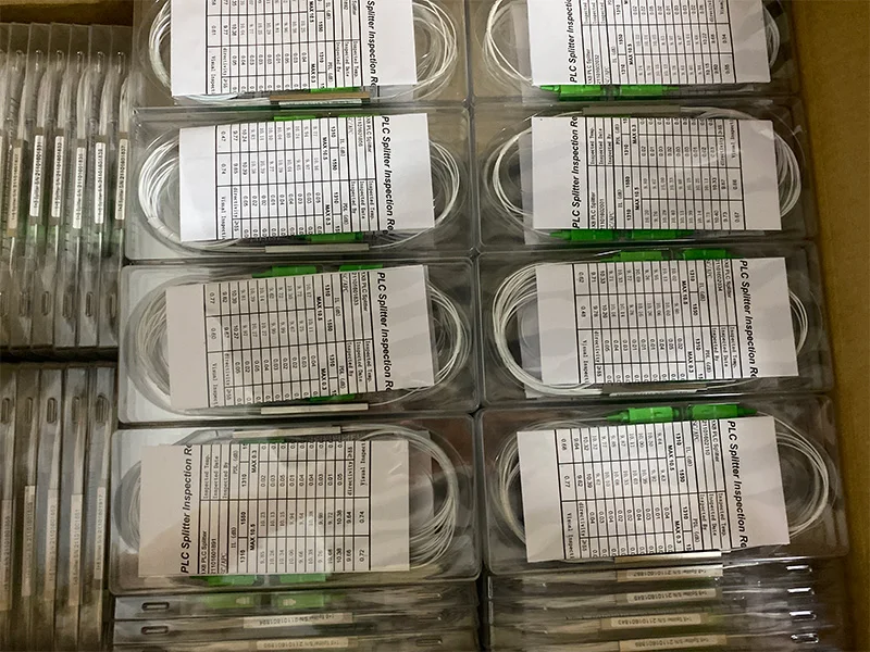 Ftth Fiber Optical Plc Splitter 1xn 2xn Micro Mini Module Optic Fiber ...