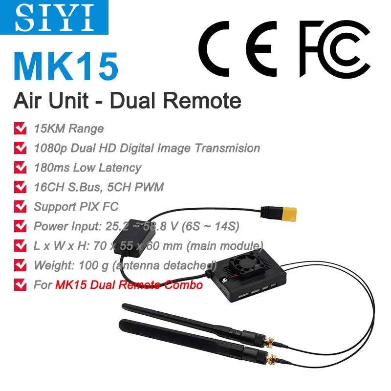 Siyi Mk32 Hm30 Mk15 Air Unit With Long Range Full Hd 1080p Image ...