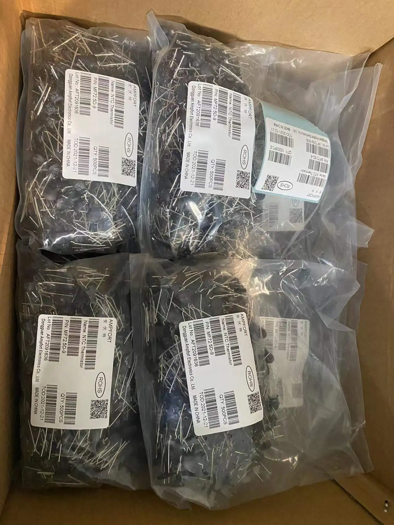 Less Resistance At Higher Temperatures Mf71 72 Ntc Thermistor 07d-25 1d ...