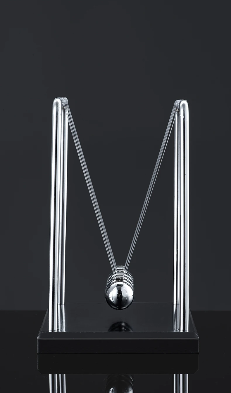 Large Newtons Cradle Pendulum With 7 Balls Physics Perpetual Motion ...