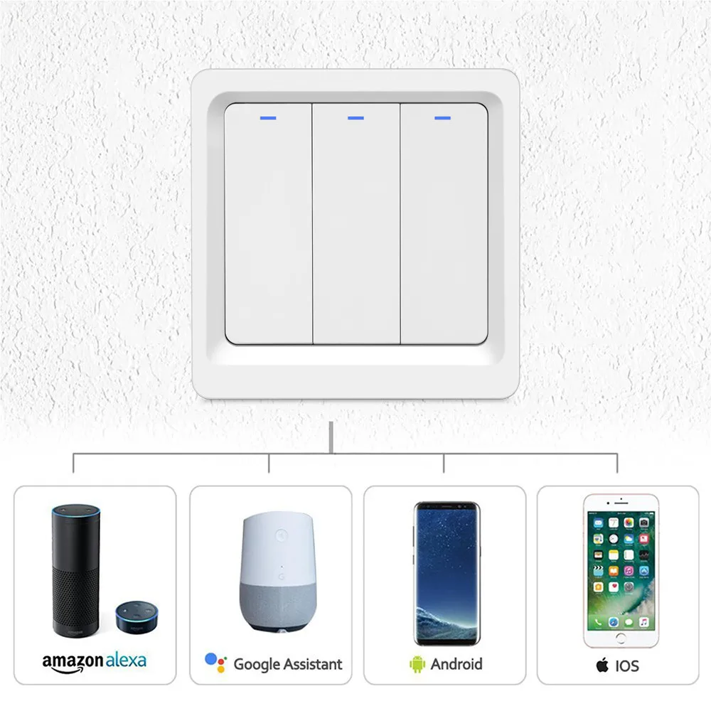 Smart Wifi Switch - No Neutral Required - Tuya Smart Life