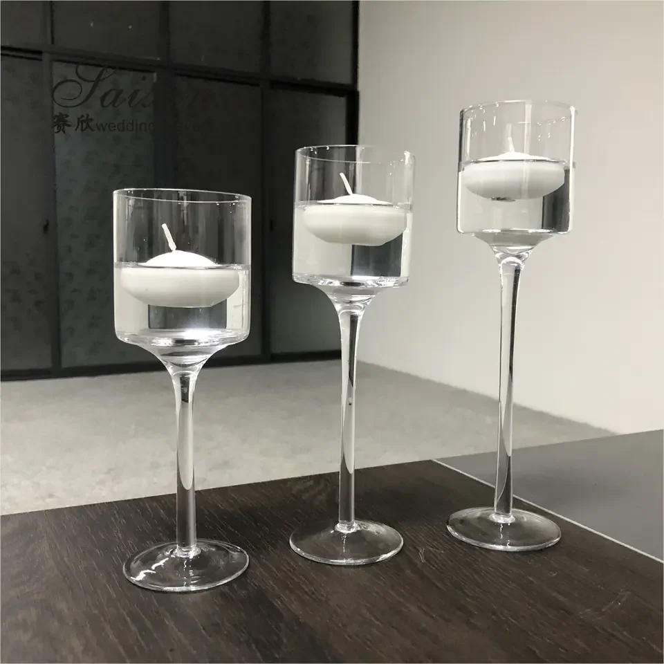 Cheap Floating Candles Holder Glass Wedding Decoration Supplies 3pcs ...