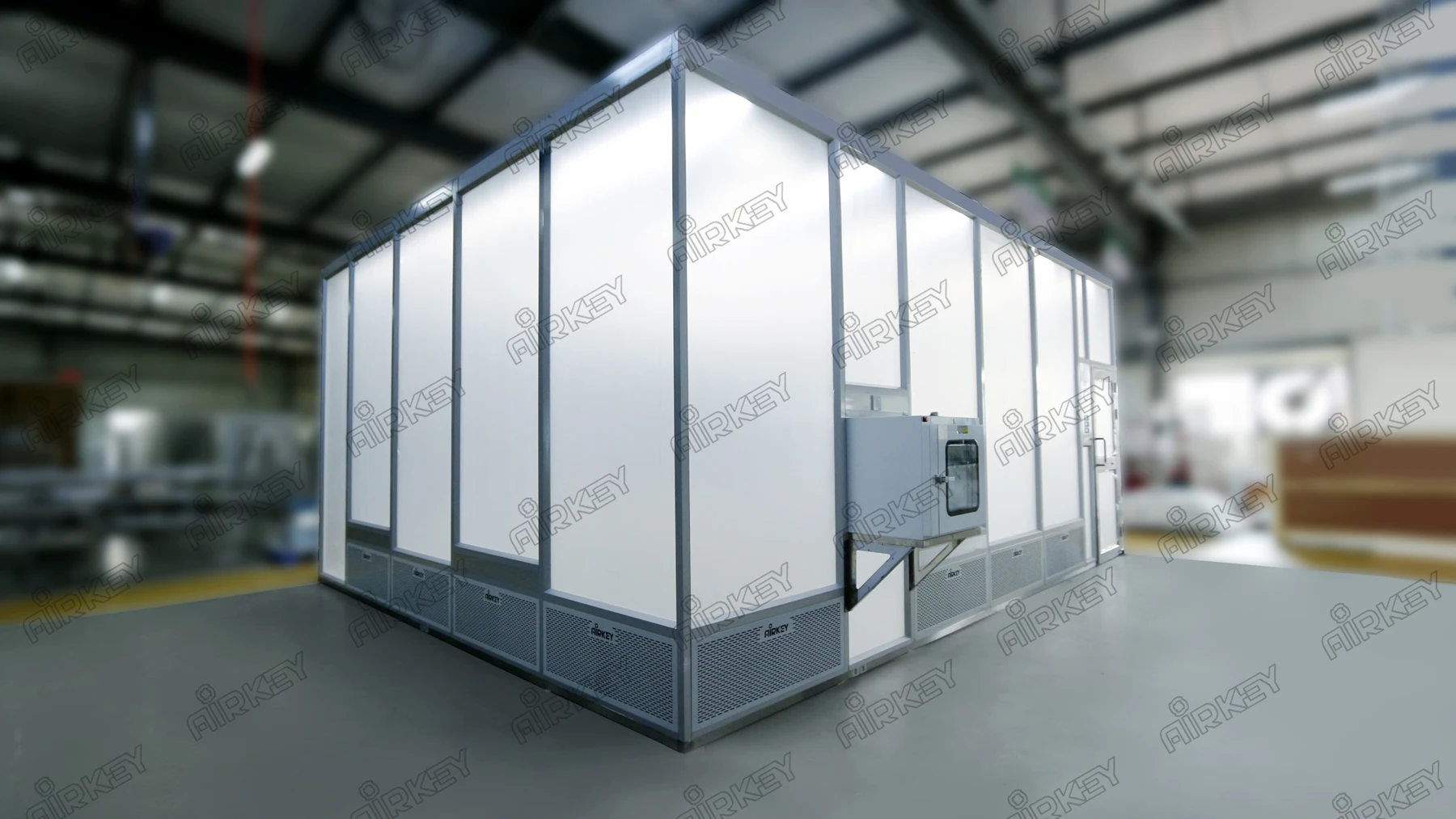 Turnkey Modular Cleanroom Clean Grow Room FFU Portable Soft wall ...