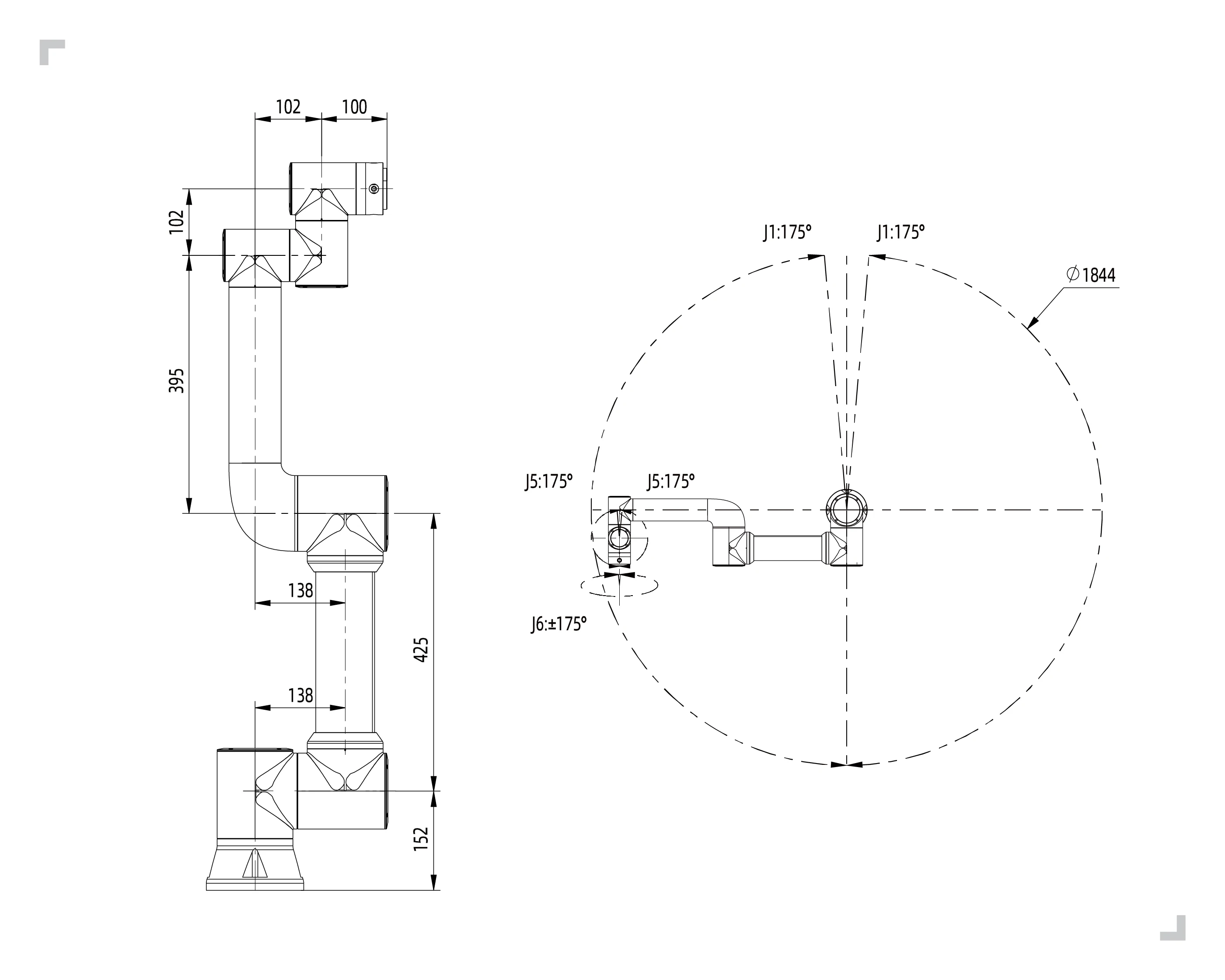High Quality FR5 6 Axis Cobot for Welding - 5kg Payload