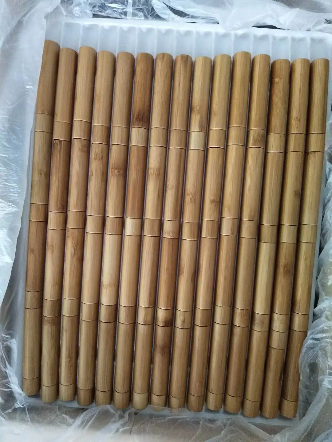 5g Makeup Packaging Round Wooden Bamboo Empty Lipstick Tubes - Buy ...