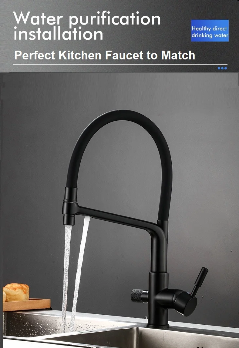 3 Way Water Filter Faucets - Efficient Kitchen Solutions