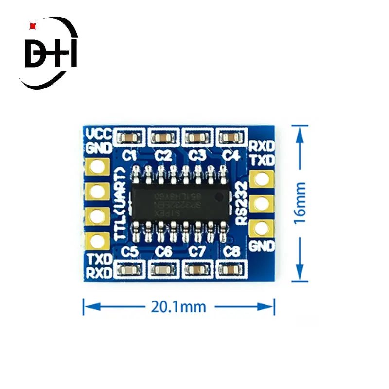 Rs232 Sp3232 Ttl To Rs232 Module Rs232 To Ttl Brush Line Serial Port ...