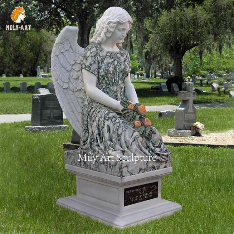 Angel Tombstone Drawing