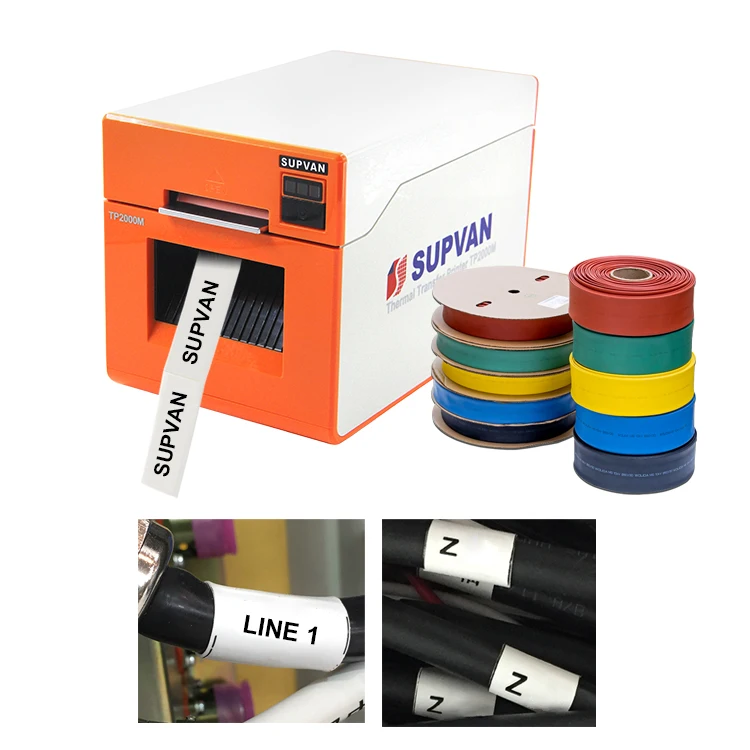 Supvan Tp2000m Transfer Plastic Wire Printing Heat Shrinkable Tube ...