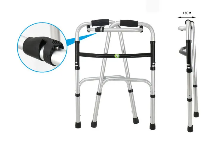 Adjustable Portable Rehabilitation Handicapped Walker for the Disabled