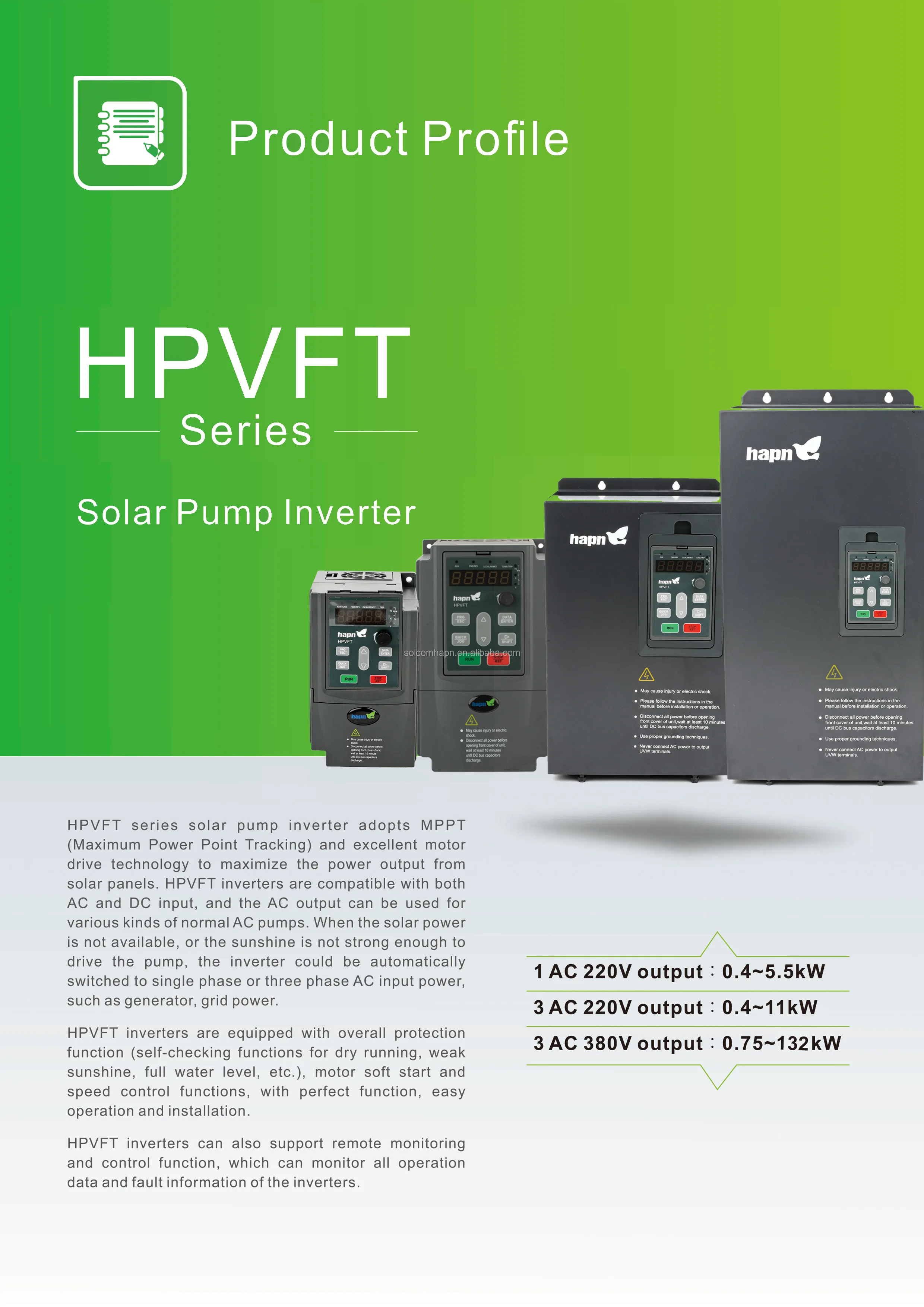 Solar Irrigation System - Efficient Solar Pool Pump Inverter