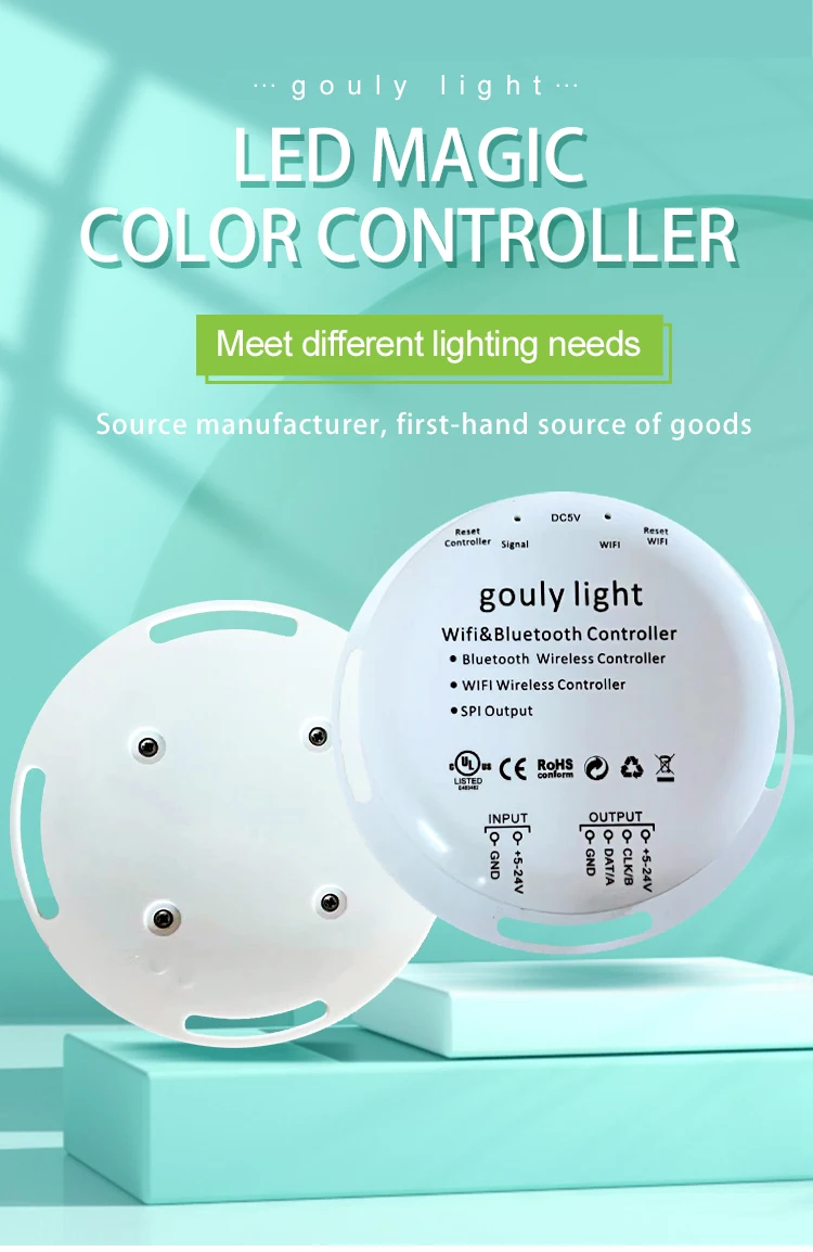 Pixel Led Controller Chasing Effect Program Ws2801 Pixel Dmx Control Led Kit Magic App ...