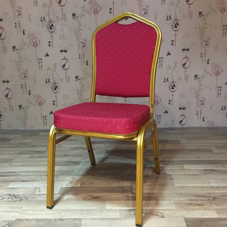 Free Sample Cheap Stackable Gold Party Red Event Wedding Hotel Banquet ...