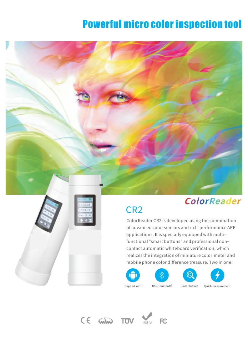 Ral Color Reader Scanner - Color E- Ink Reader for CR1, CR2, CR3