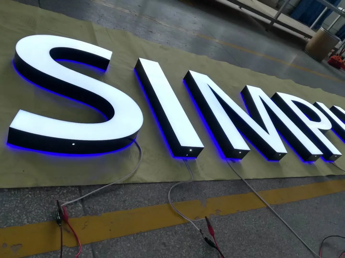 Customized Backlit And Frontlit Advertising Arylic 3d Led Letter Sign - Buy Customized Backlit ...