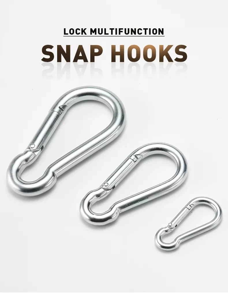 JRSGS Snap Hook DIN 5299 Form C 304 316 Stainless Steel Carabiner ...