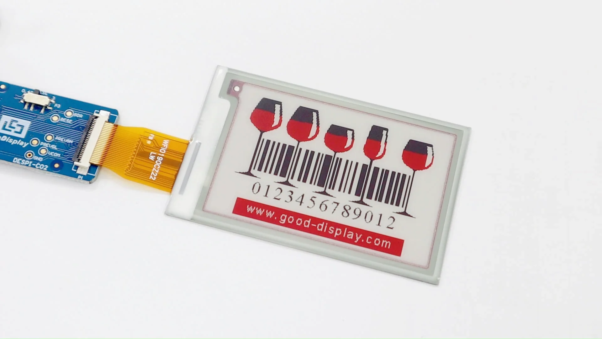 2.7 Inch Small Size,Three-color E-paper Display,Low-power E-ink Screen ...