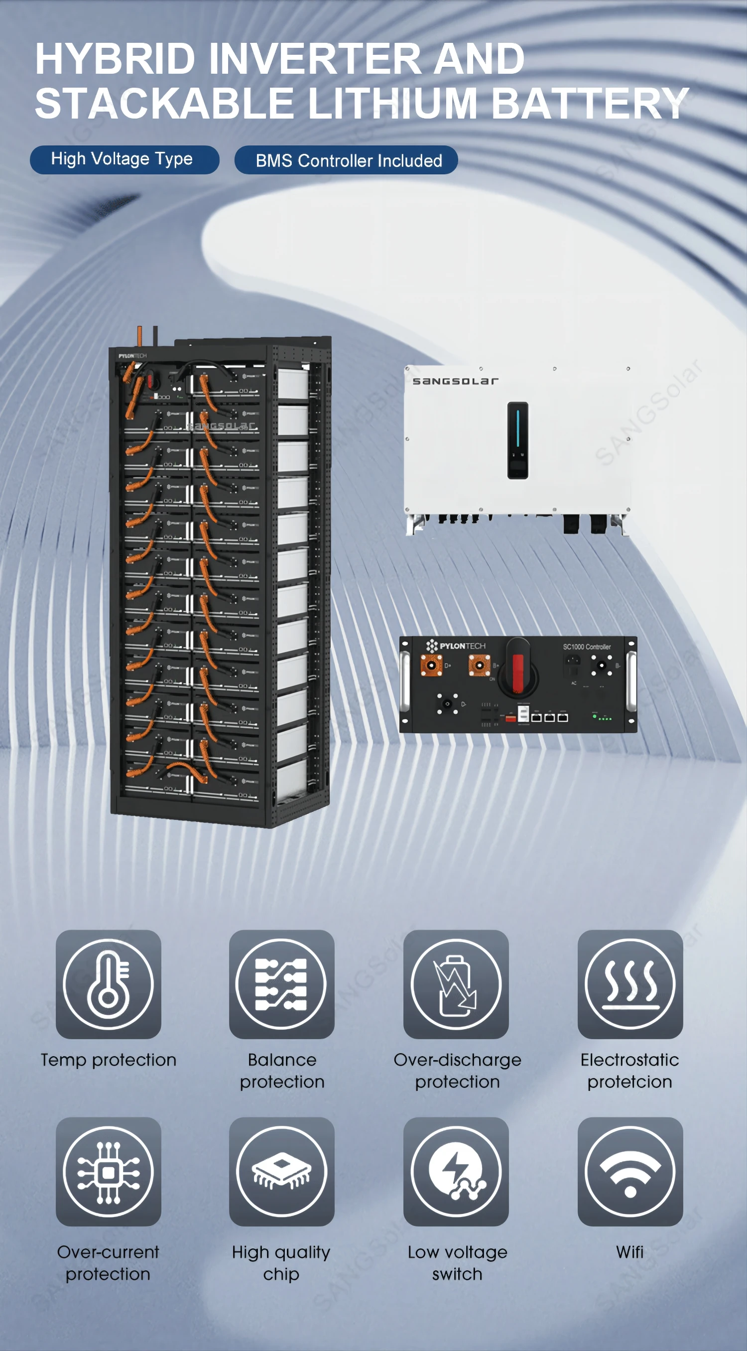 High-voltage Solar Energy Storage System 20kw-50kw Lifepo4 Pack Lithium ...