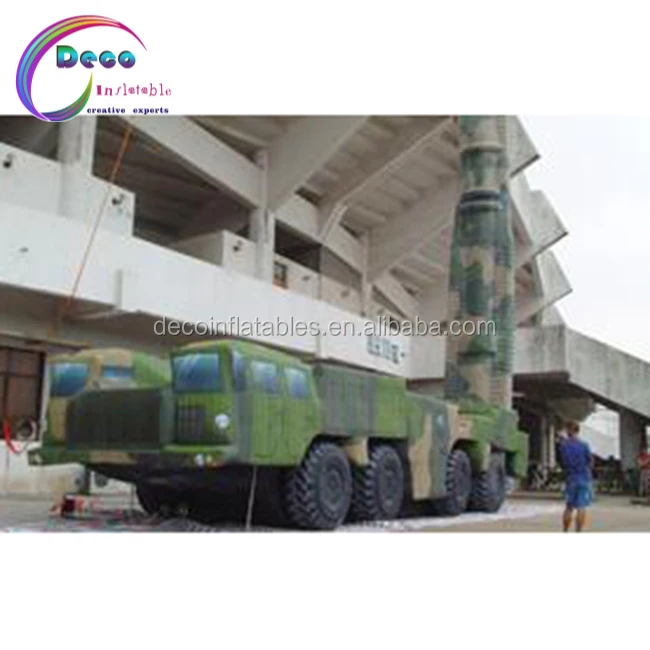 camouflage Inflatable missile inflatable rocket tanks inflatable ...