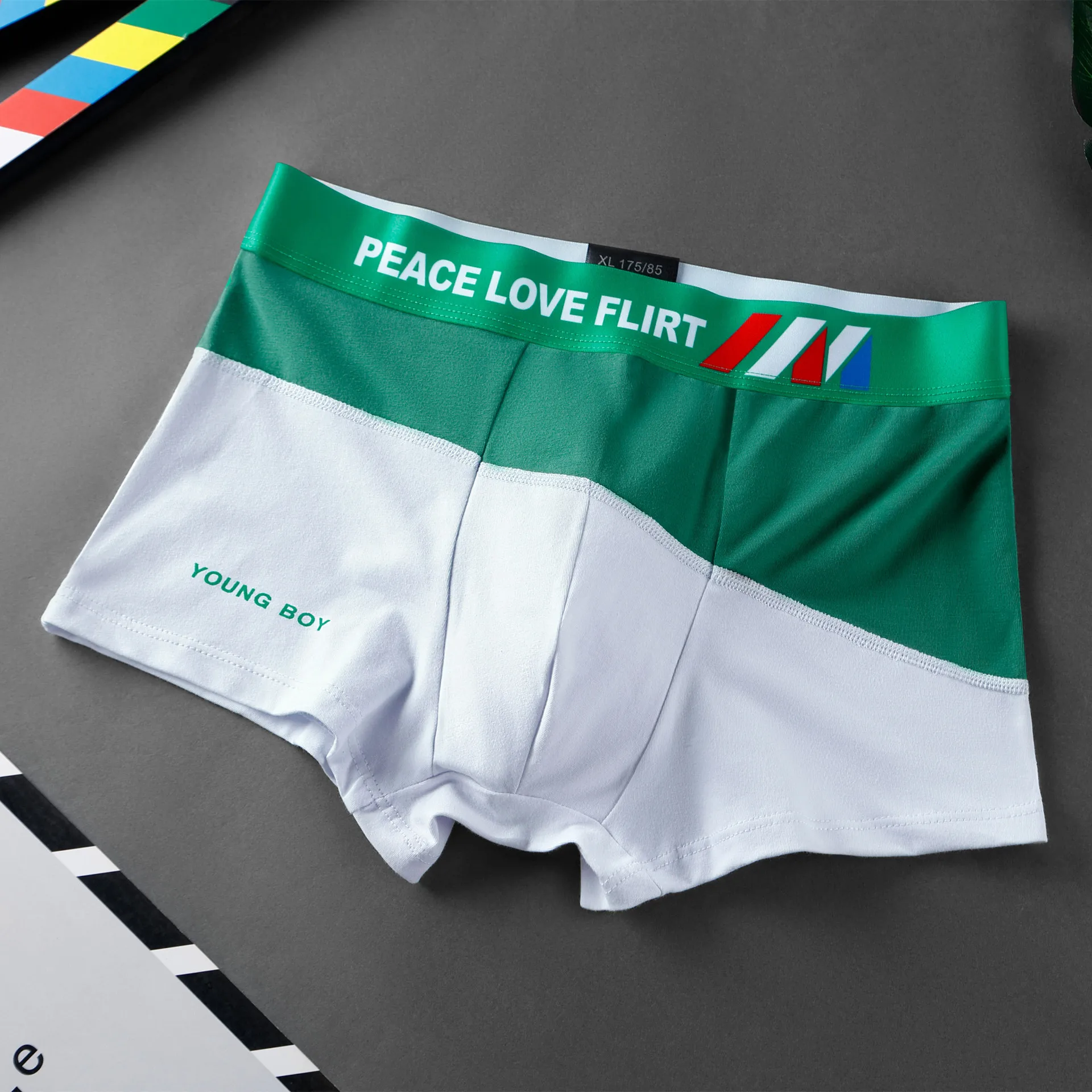 Factory High Quality Custom Logo Underwear Men Cotton Soft Boxers ...