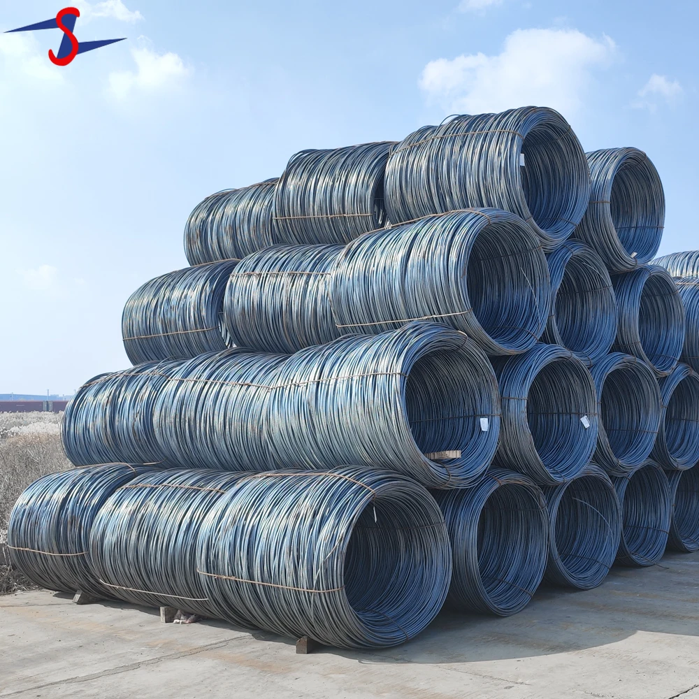 Sae 1008 Carbon Steel Wire Rod 5.5mm 6.5mm Hot Rolled Wire Rod Q195 ...