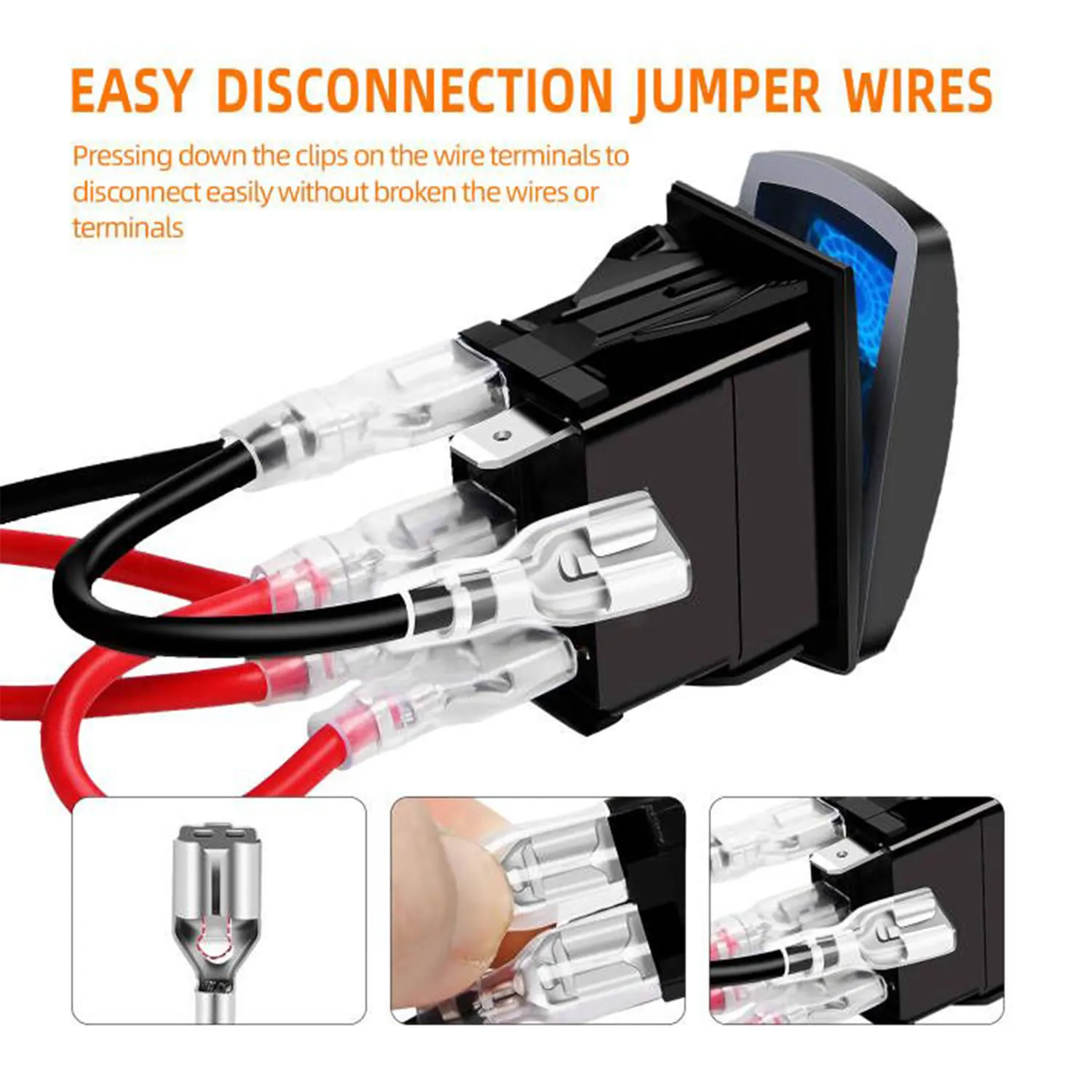 Up Down Arrows Momentary Rocker Switch Toggle (ON)-Off-(ON) 1 Position ...