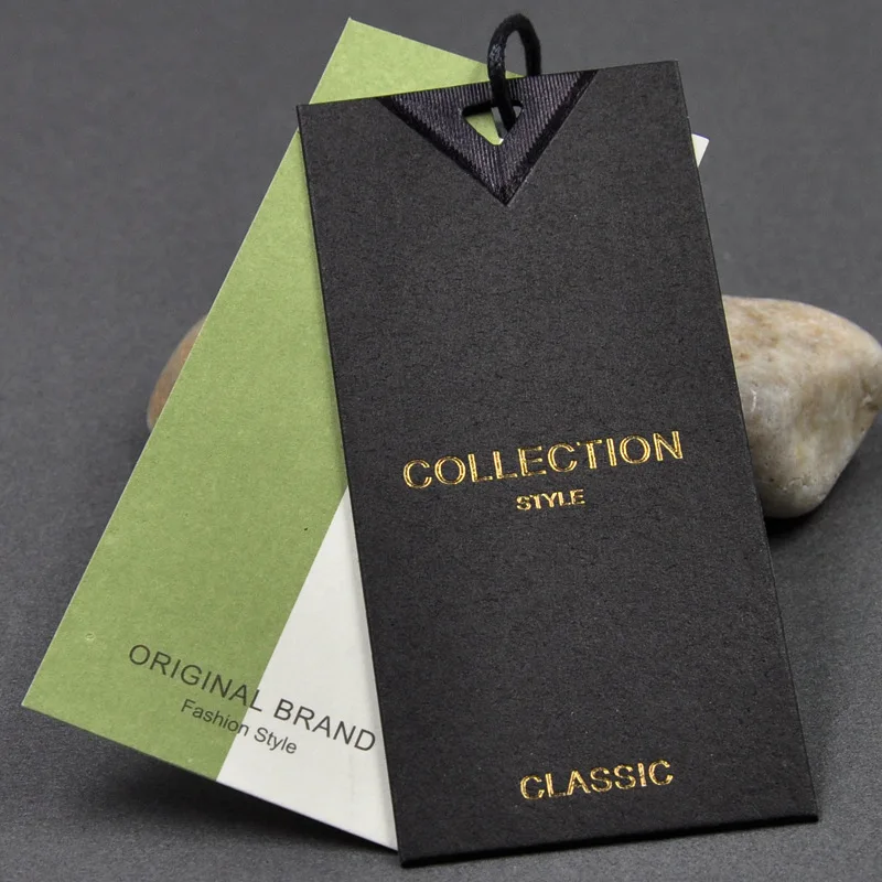 Luxury Clothing Hang Tag Label 700gsm Special Paper Hangtag Bekleidung ...