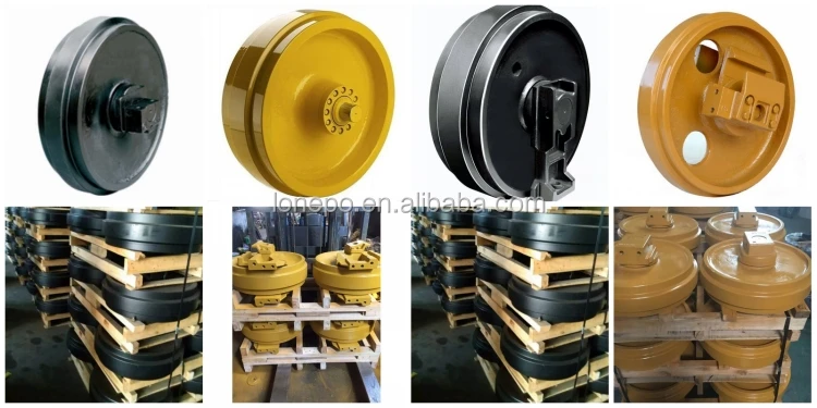 Excavator Pc200-2/3/5/6/7 Front Idler Undercarriage 20y-30-00320 20y-30 ...