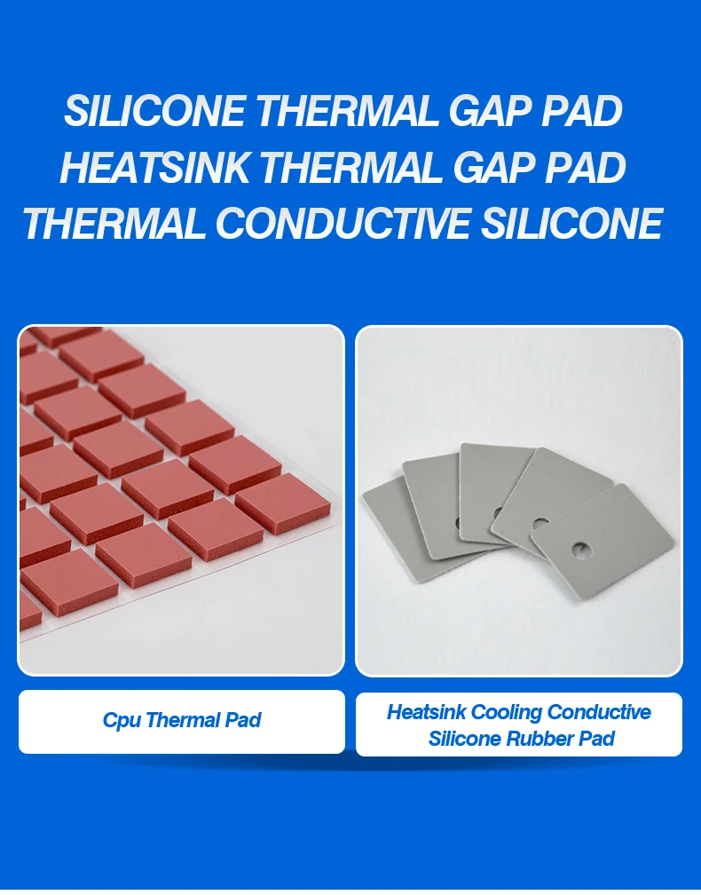 Thermal Conductive Silicone Sheet for CPU Heat Dissipation