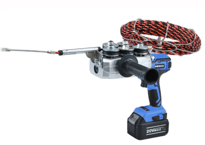 Herzo Electric Wire Threading Machine : Brushless Motor Power Tool For ...