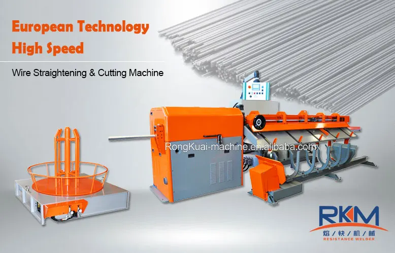 RKM 2025 High Speed Full Automatic Wire Striaghtenging and Cutting ...