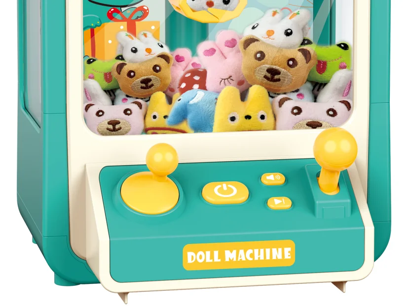 Mini Claw Machine Kit Cute Kids Game Toy With Light Sound Custom Claw ...