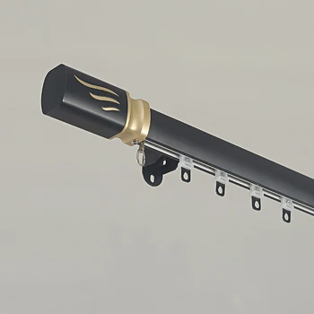 Full Set Of Roman Curtain Aluminium Rods Sealing End Cap Round Poles ...