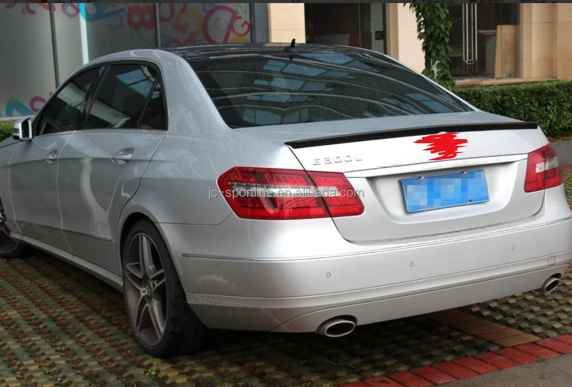 For Benz W212 E250 E350 E550 E63AMG 2010-15 REAL Carbon Rear Trunk ...