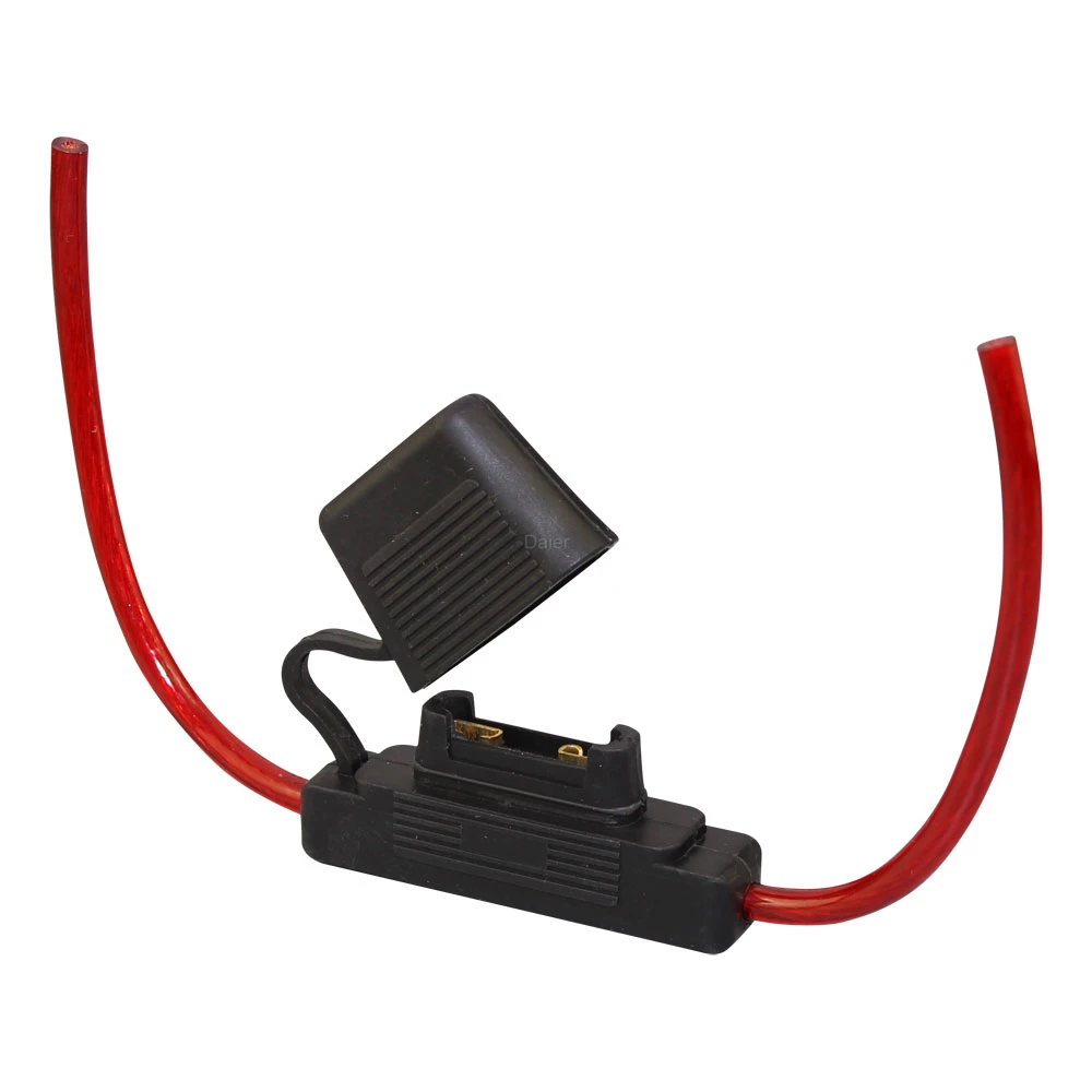 10 AWG ATO/ATC 12V DC Waterproof Cover Maxi Big Blade Fuses 26mm Inline ...