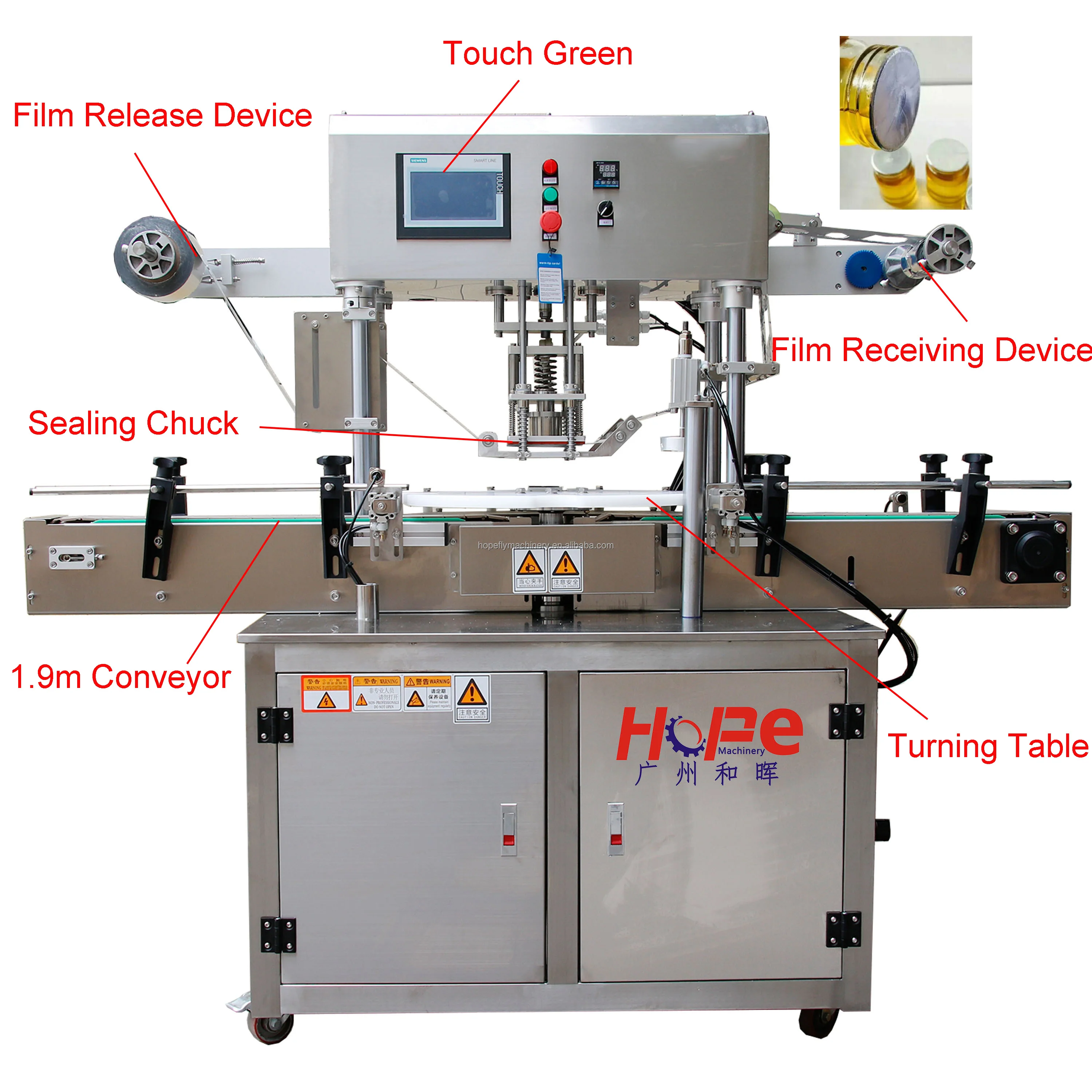 Automatic Food Beverage Cup Durian Paste Cup Heat Sealing Machine Roll ...