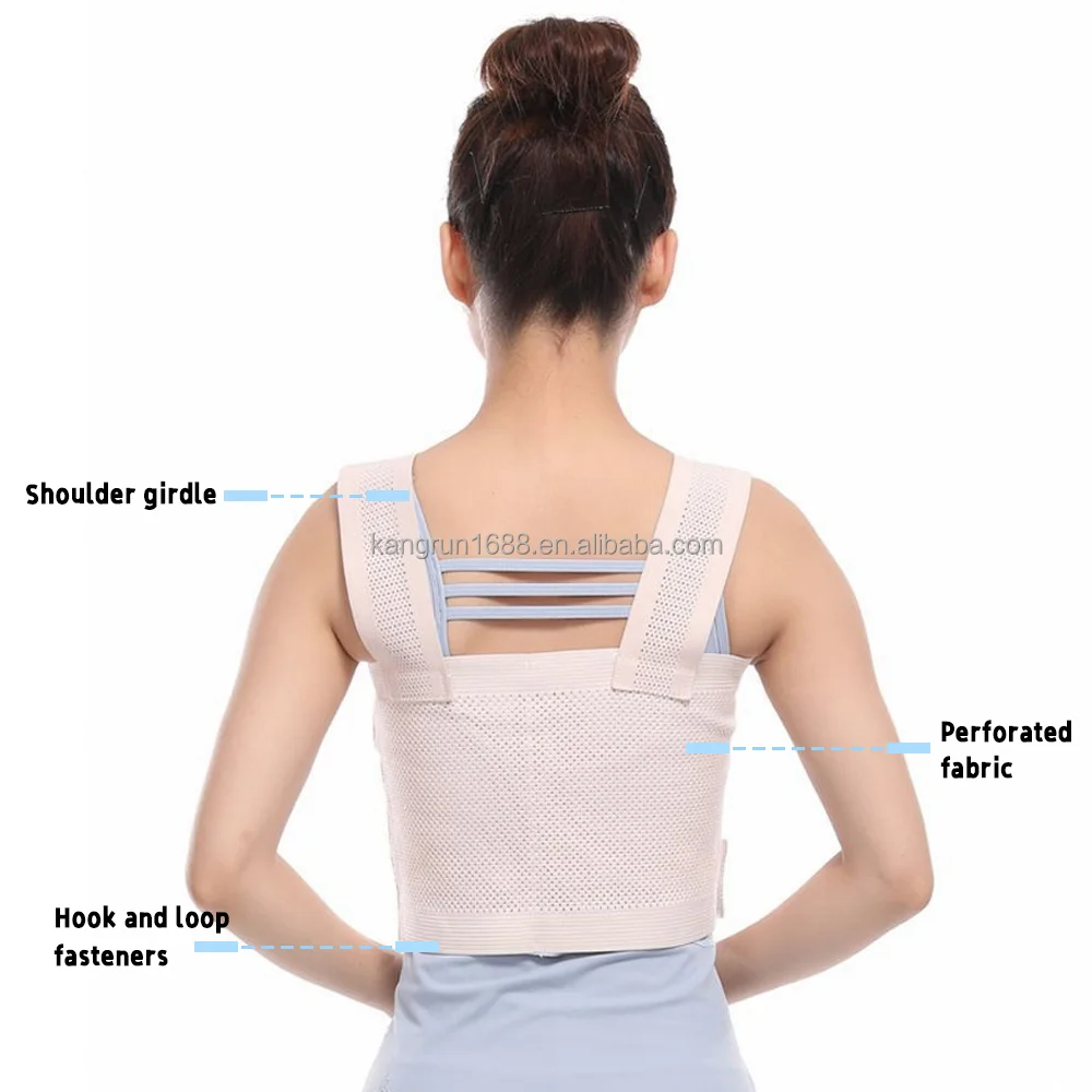 Female Surgical Rib Strap Chest Binder For Broken Injured Ribs Elastic ...