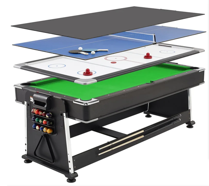 4 in 1 Multifunctional Billiard Table Flip Billiards, air Ball, Pool ...