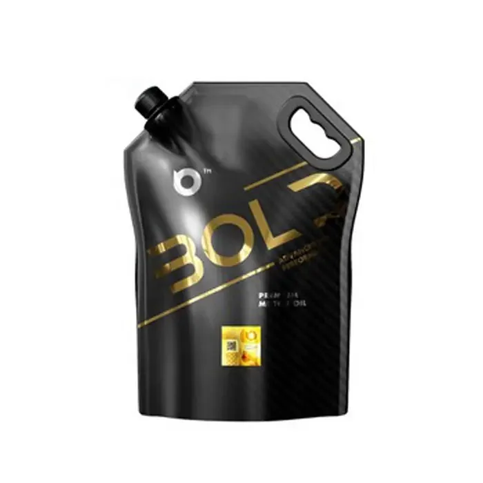 Custom Spout Pouches 5 Liter Black 1l 3l 5l Foil Stand Up Packaging ...