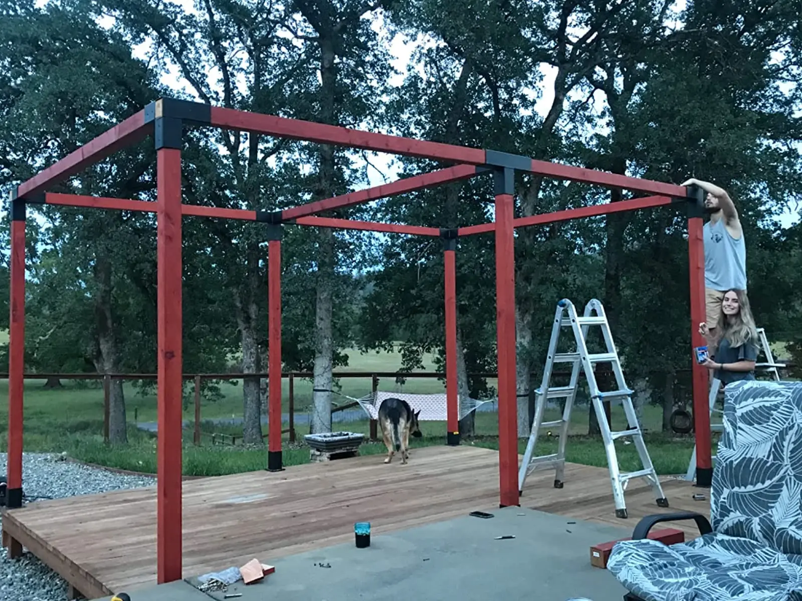 Pergola Corner Bracket - Durable Steel Support Kit