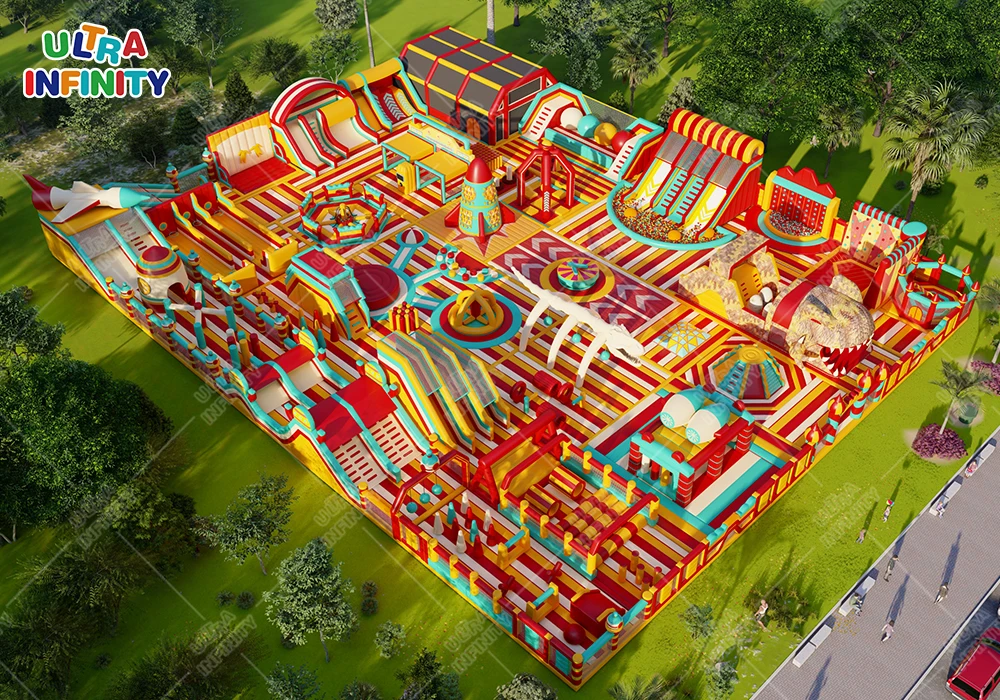 Commercial Large Inflatable Air Playground Outdoor Inflatables ...