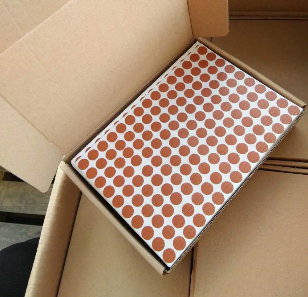 White Fast Cap Self Adhesive Screw Cover Caps Furniture Decorative Caps ...