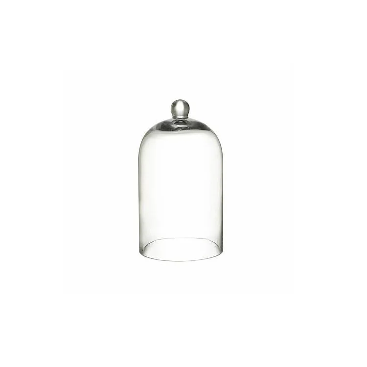Borosilicate Transparent Clear Display Glass Bell Jar Dome With Wood ...