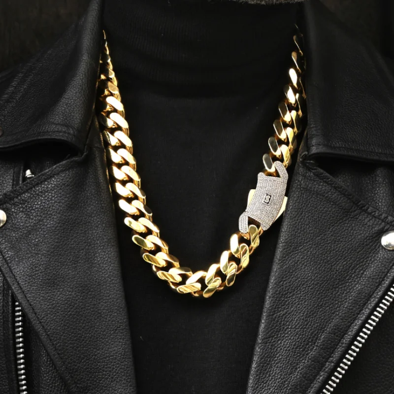 Shop Our Monaco Chain Hip Hop Jewelry Wholesale14k Gold Plated