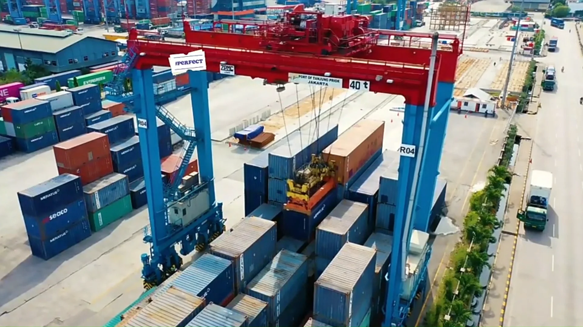 20t 30t 40t 50t Rtg Crane Lifting Container Rubber Tyred Gantry Crane ...