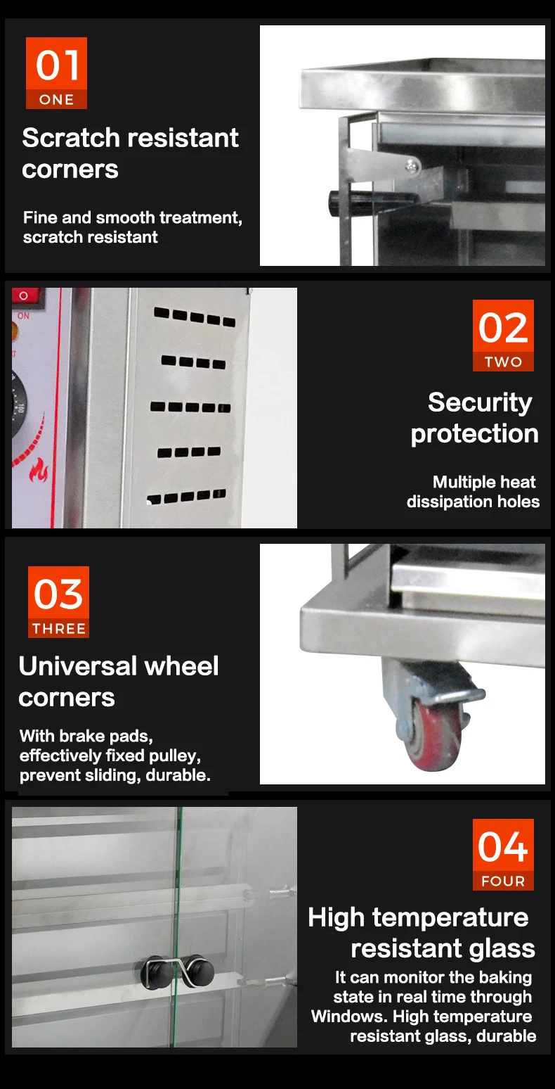 Fuqi Commercial Stainless Steel Eco-friendly Air Fryer Automatic Rotary ...