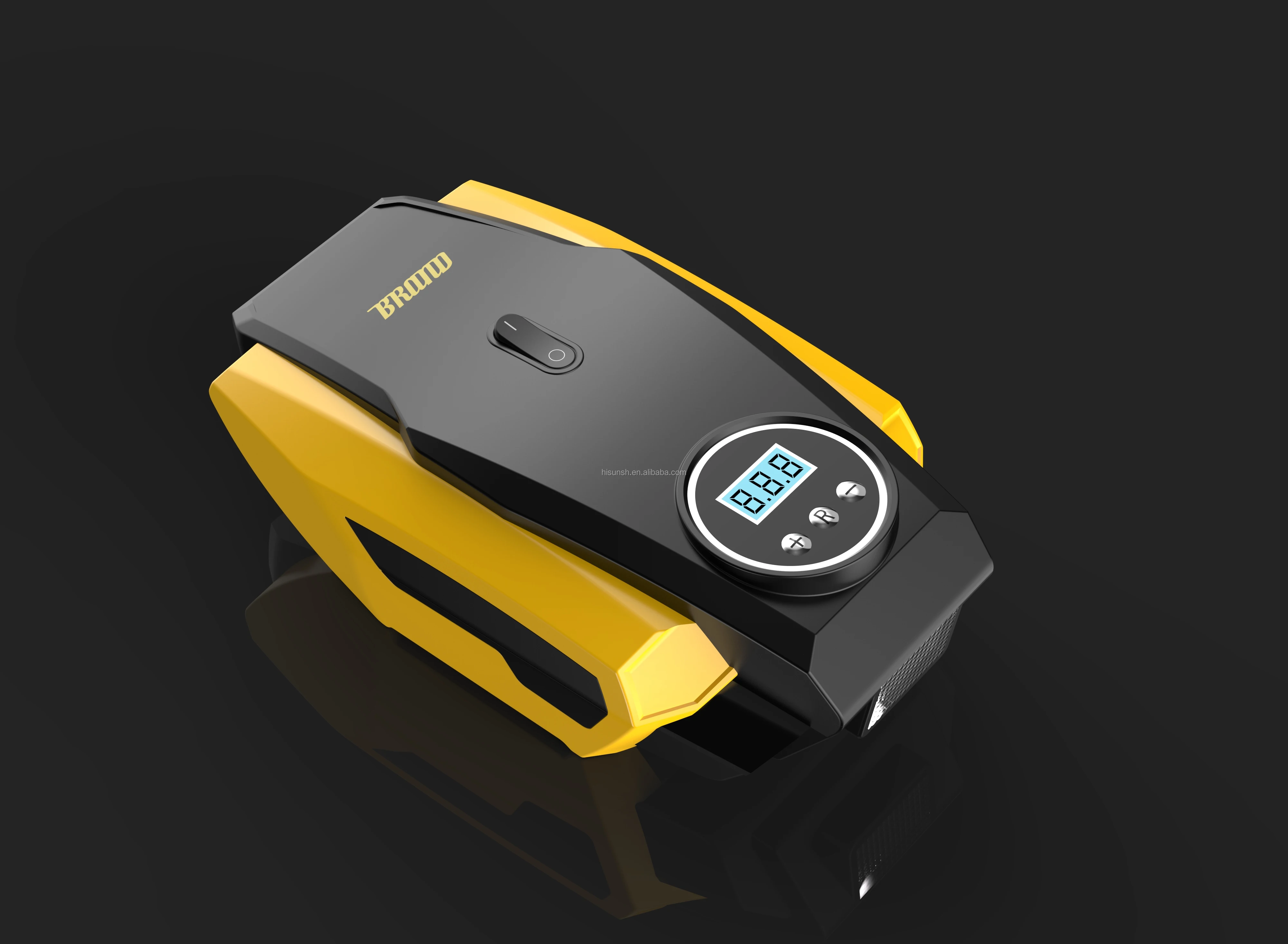 1166SH MINI Car Tyre Inflator Air Compressor, 12V/ 120W/ 150 PSI/ 10.5 ...